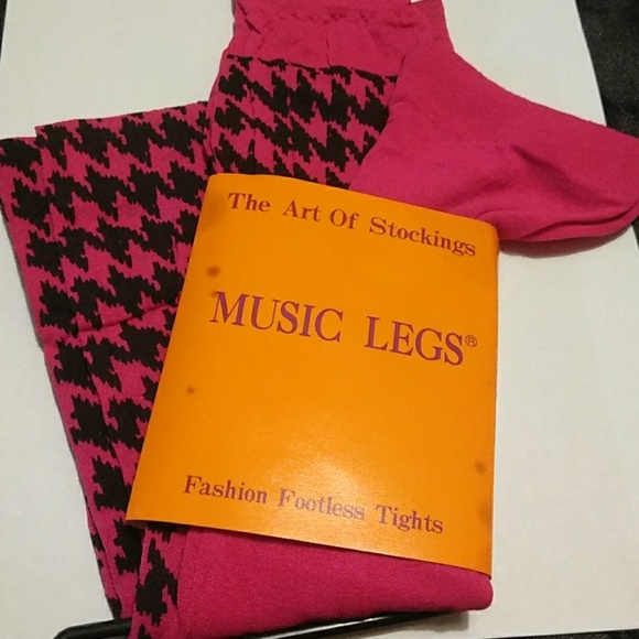 Music Legs | Accessories | 2 Music Legs Queentex Tights Sz41 59 | Poshmark